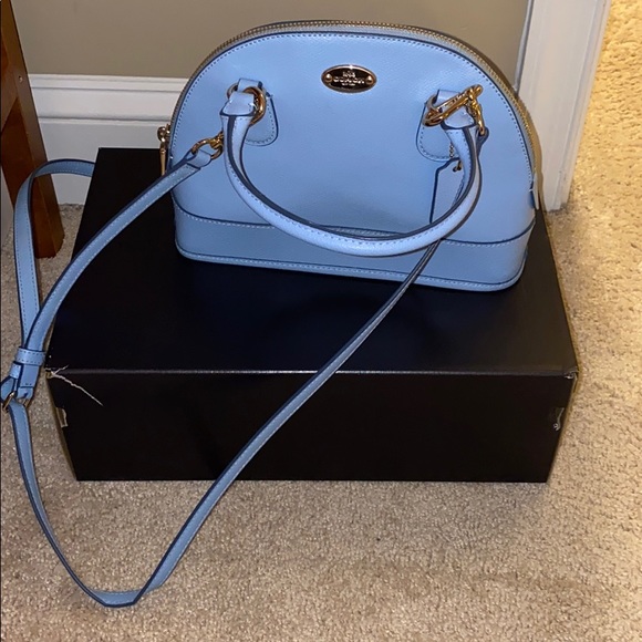 Coach | Bags | Light Blue Coach Shoulder Bag | Poshmark